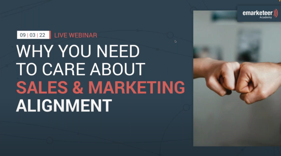 Why you need to care about sales & marketing alignment - eMarketeer
