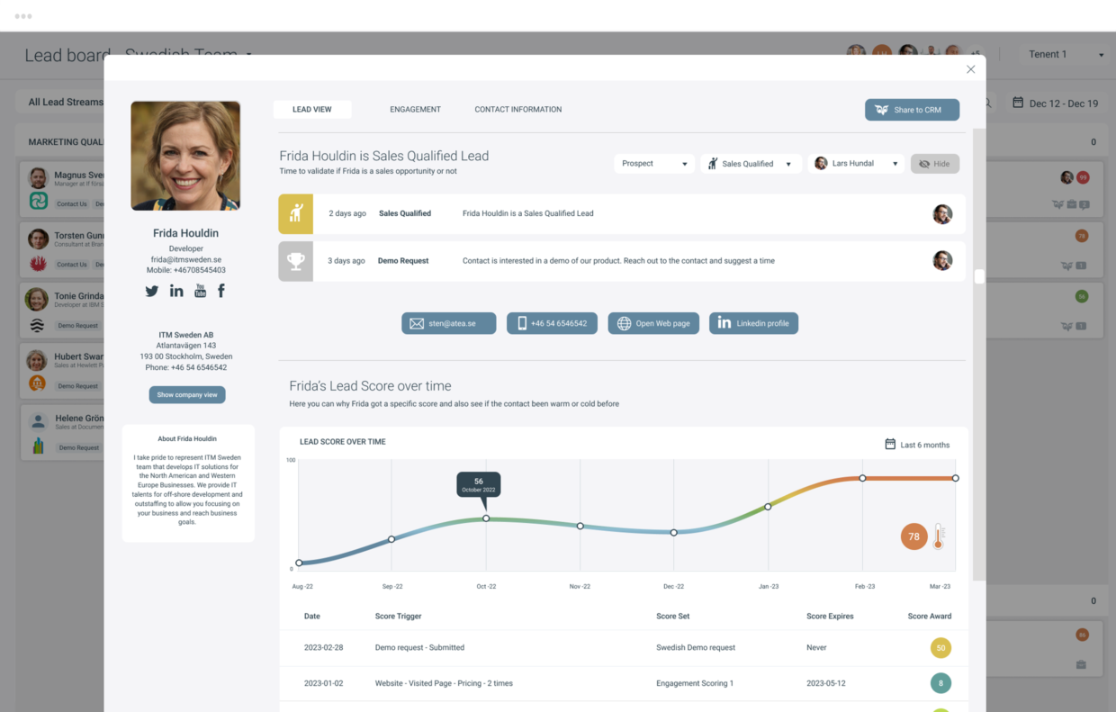 Lead Management Emarketeer